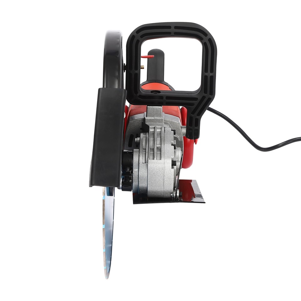 Electric Concrete Cutter Saw, Circular Saw with Saw Blade and Rolling ...
