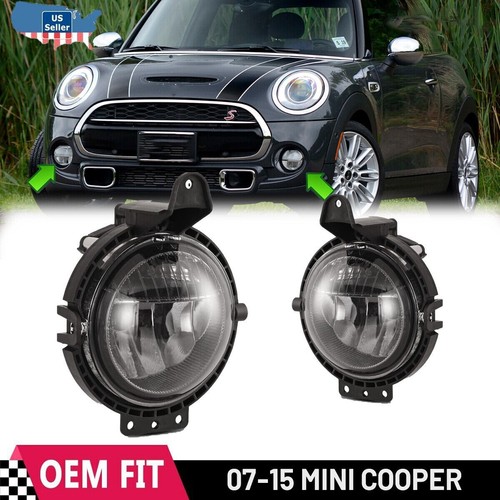 For 2007-2015 BMW Mini Cooper Fog Lights Driving Lamps Smoke ...