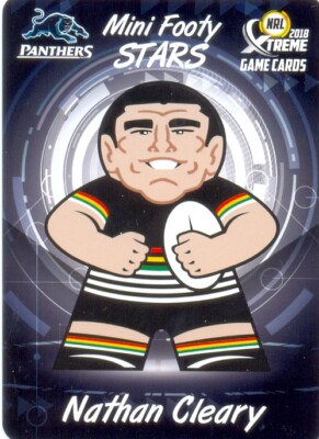 2018 NRL Xtreme Mini Footy Stars Cards Nathan Cleary - Penrith Panthers ...