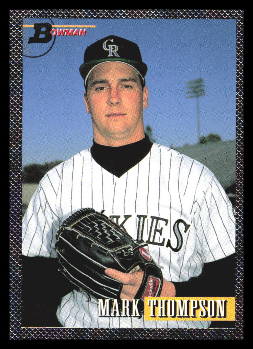 1993 Bowman Mark Thompson #350 Colorado Rockies 4G | eBay