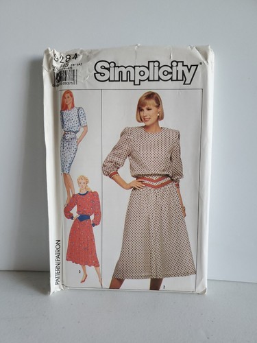 Simplicity Sewing Pattern #9284 Sz 6-14 Misses Dress in 2 Lengths NOS ...