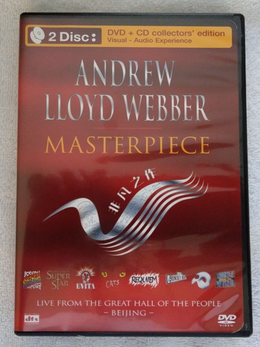 Andrew Lloyd Webber - Masterpiece (Collector's Edition DVD + CD) - Used ...