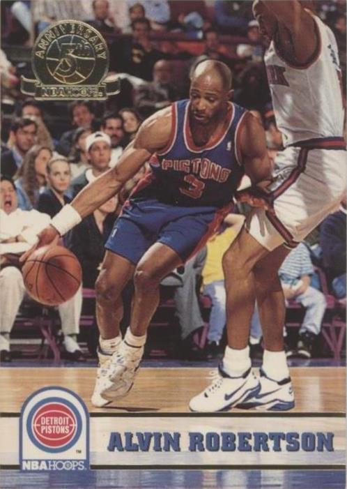 1993-94 NBA Hoops - Alvin Robertson #65 Fifth Anniversary for sale ...