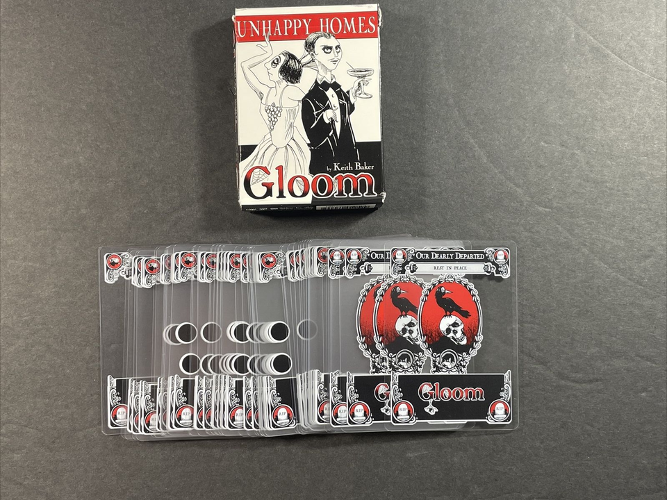 Gloom Card Game by Keith Baker - Legacy Edition - Plus 4 Expansion ...