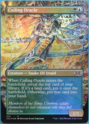 Coiling Oracle (Borderless) FOIL Double Masters 2022 MINT (314348 ...