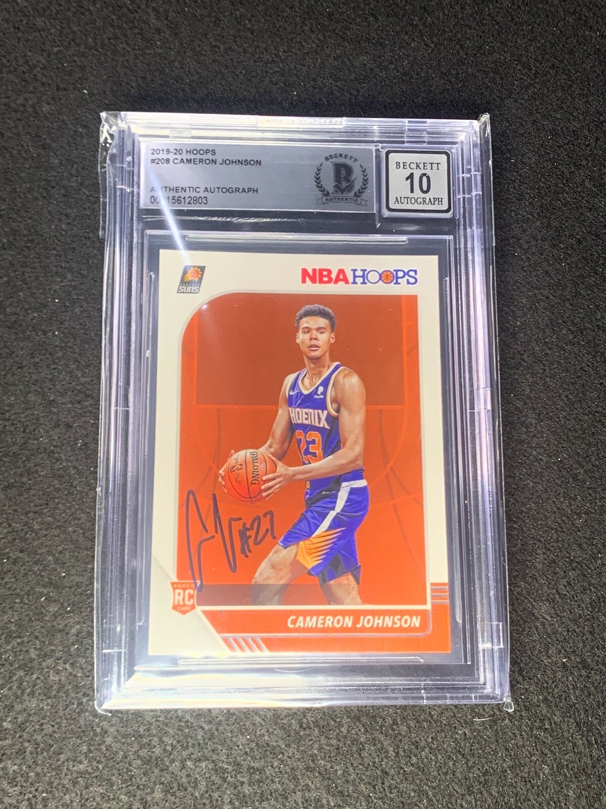 Cameron Johnson Signed 2019/20 Hoops #208 Rookie Card BAS/BGS AUTHENTIC ...