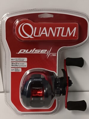 Quantum PULSE Size 100 5-Bearing 6.6:1 Gear Ratio Fishing Reel PL100SA ...