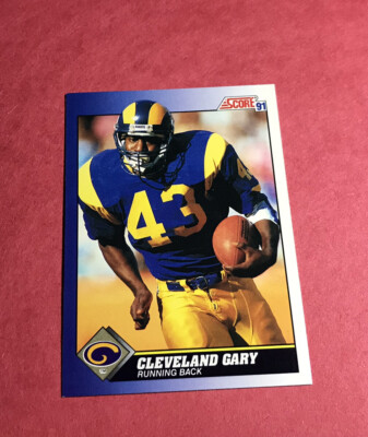 Cleveland Gary 1991 Score Football #64 NR MT Rams | eBay