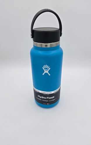 Hydro Flask Wide Mouth Insulated Water Bottle Flex Cap - Pacific 32 oz ...