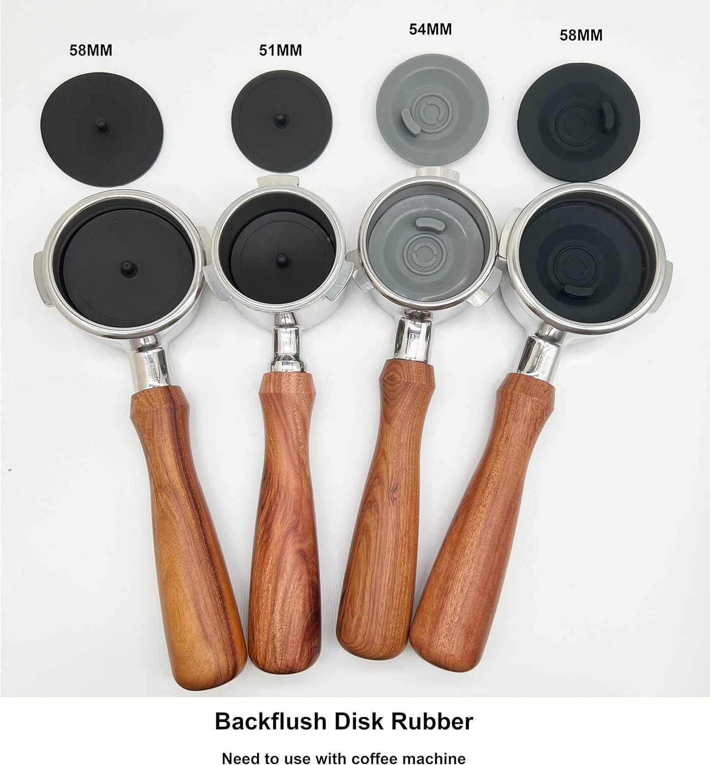 NEOUZA Espresso Machine Silicone Backflush Disc Blind Filter for 51Mm ...