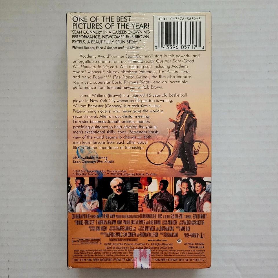 Finding Forrester (VHS, 2001) New & Sealed 43396057173 | eBay