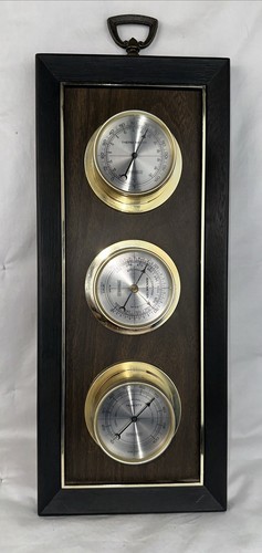 Vintage Springfield Weather Station Barometer Thermometer Humidity Made ...