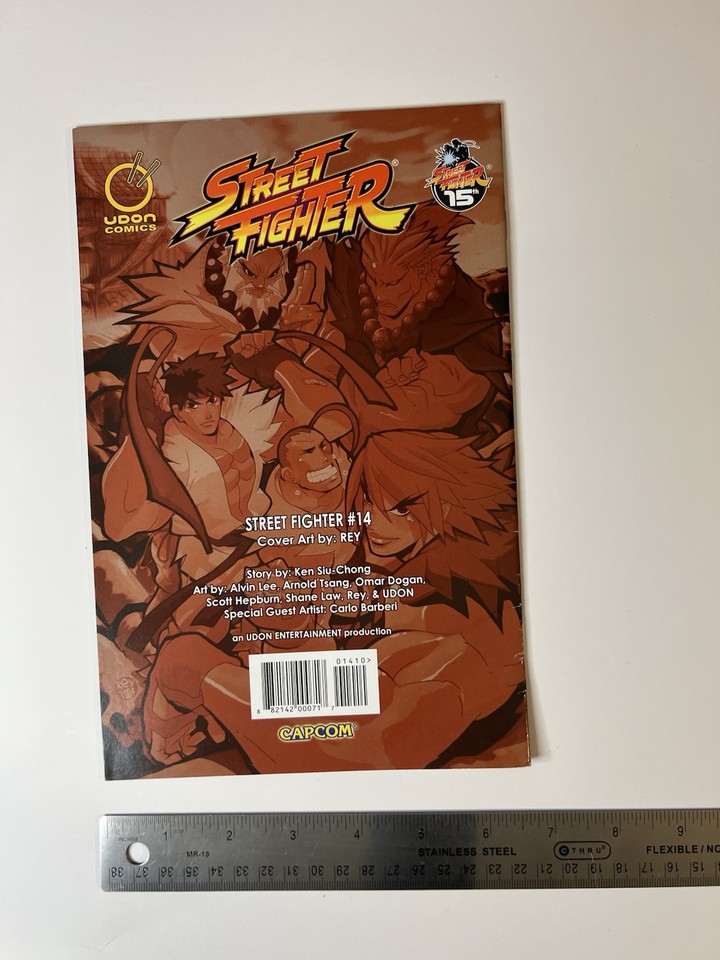 Street Fighter #14 (2005) Cover A Capcom/Udon Comic Book Ryu Ken Akuma ...