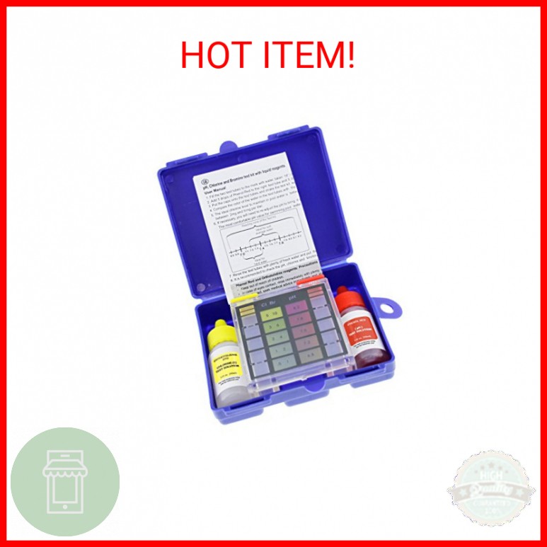 U.S. Pool Supply Standard 3-Way Swimming Pool & Spa Test Kit, Tests ...