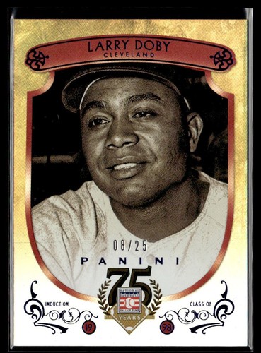 2014 Panini Hall of Fame 75th Year Anniversary Larry Doby 08/25 Cleveland | eBay