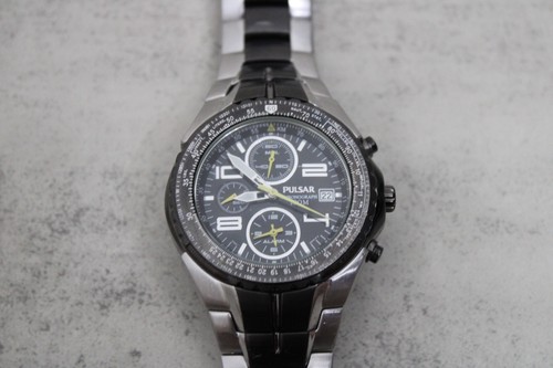 Pulsar Chronograph 100M Diving Men's Wrist Watch WORKING | eBay