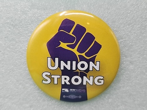 SEIU Healthcare Service Employees International Union Strong Fist Pin ...