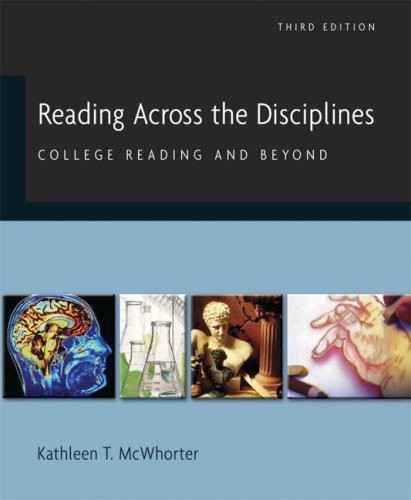 READING ACROSS THE DISCIPLINES: COLLEGE READING AND BEYOND By Kathleen ...