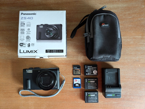 Panasonic LUMIX DMC-ZS40 18.1MP Digital Camera - w/Extras | eBay