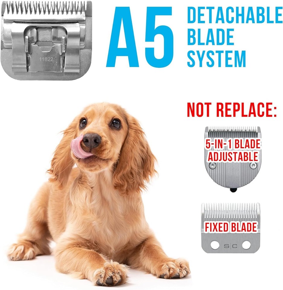 Animal Clipper Blade for Andis AG AG2 AGC AGC2 MBG Series Pet Grooming ...