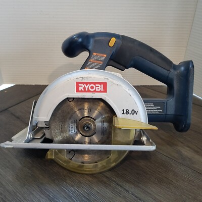 Ryobi P501 18V Blue Cordless Circular Saw TOOL ONLY No Battery Tested ...