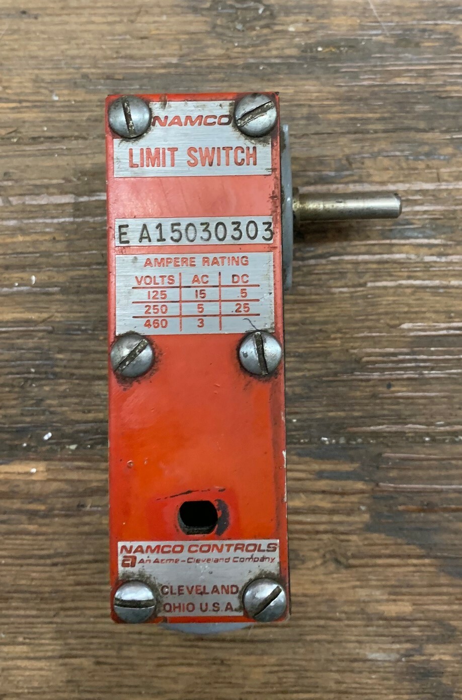 NAMCO CONTROLS EA15030303 LIMIT SWITCH | eBay