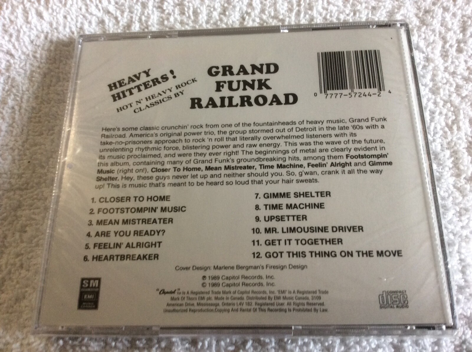 Heavy Hitters by Grand Funk Railroad (CD, Jan-1999, Pair) for sale ...