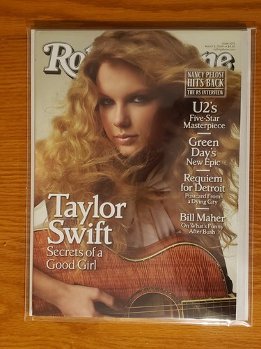 Rolling Stone Magazine Issue 1073 March 5, 2009 1st Taylor Swift Cover ...