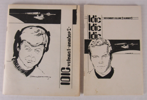 Idic #1 & 2 (1976) Star Trek Fanzines F/VF-VF BF224 | eBay