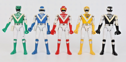 Power Rangers Chojuu Sentai Liveman BANDAI Japan Vintage red yellow ...
