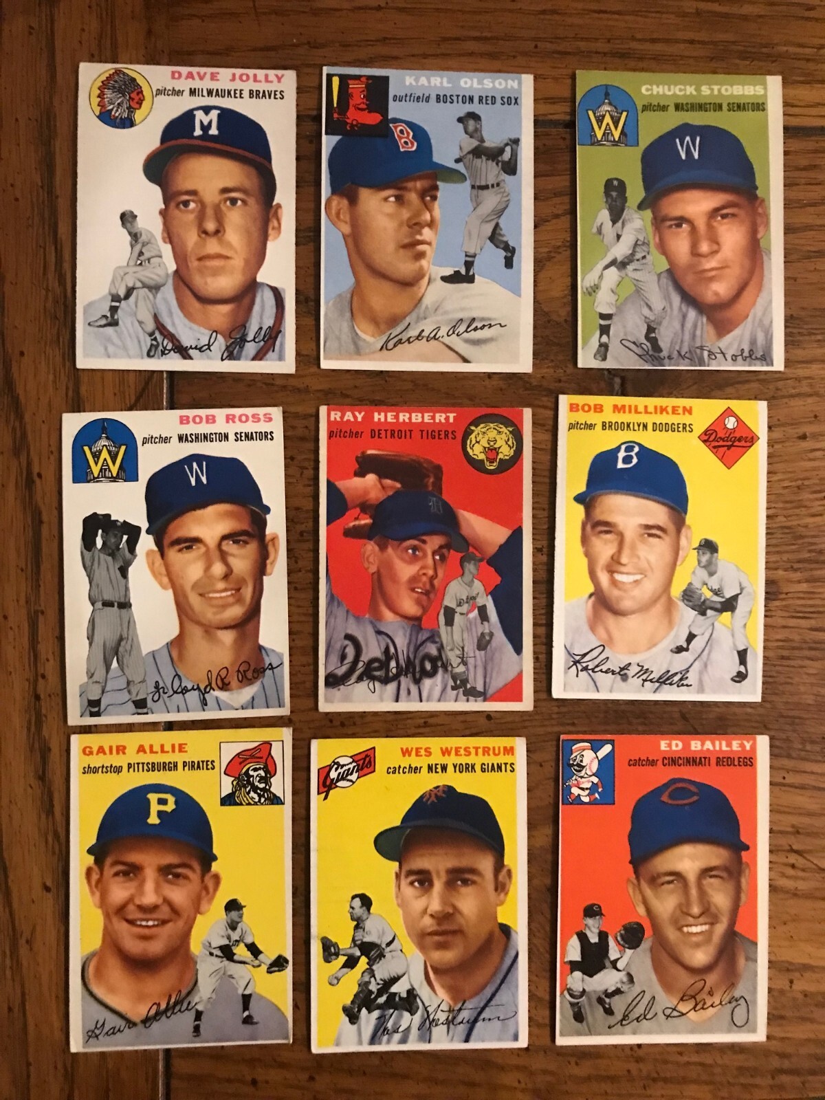 Karl Olson 1954 Topps Baseball Card (2236) | eBay