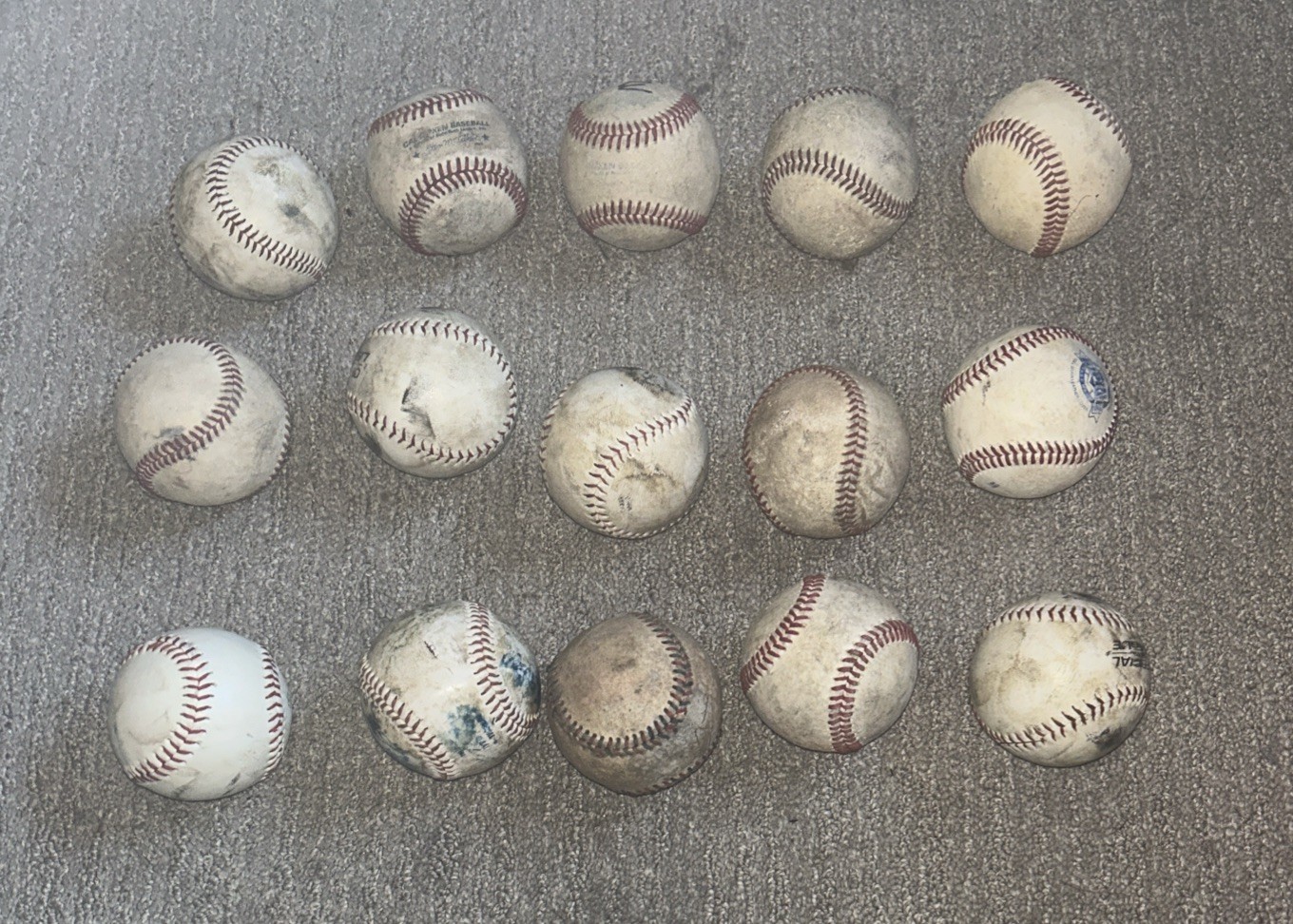 Lot Of 15 Used Baseballs Multiple Brands Good For Batting Practice | eBay