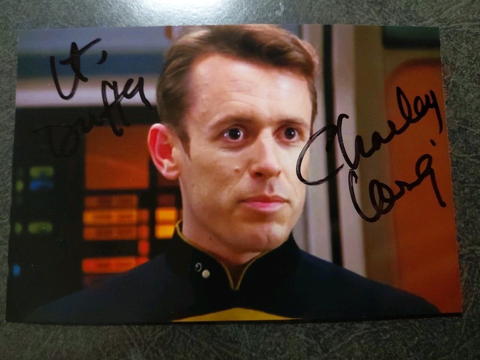 CHARLEY LANG As LT DUFFY Hand Signed Autograph 4X6 PHOTO & 3X5 CARD ...