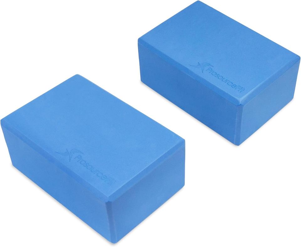Foam Yoga Blocks Set of 2, High Density EVA Yoga Bricks, Sturdy Yoga ...