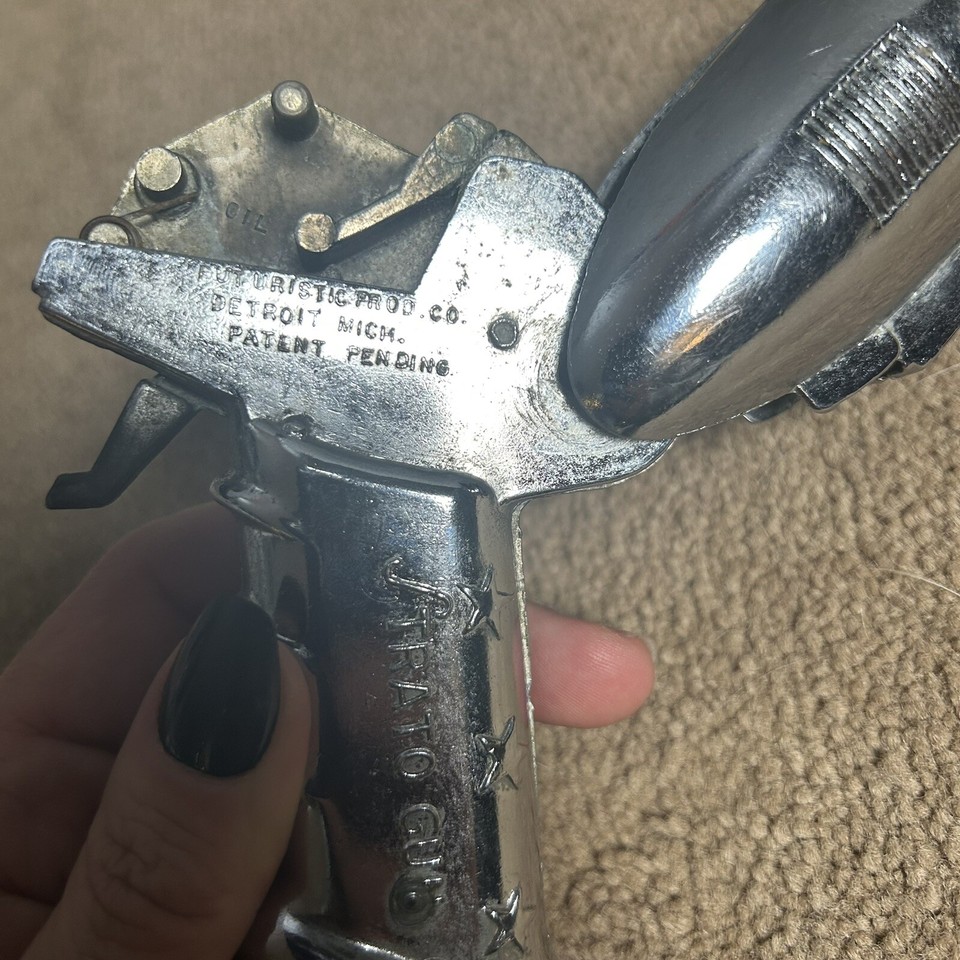 1952 Futuristic Prod. STRATO GUN Pristine working Cap Gun Ray gun Space ...
