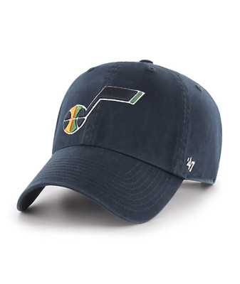 Utah Jazz 47 Brand Clean Up Hat Adjustable Cap Navy | eBay
