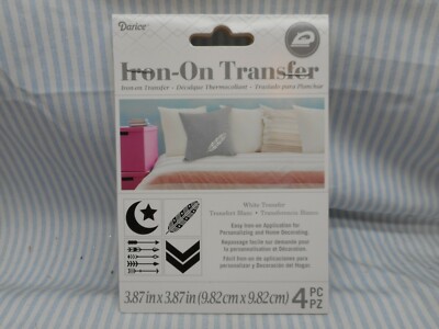 5 packs Iron on Transfers White, Moon Star, feather, arrows, chevron | eBay