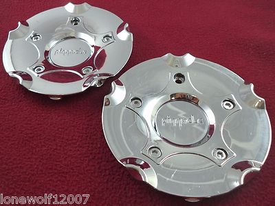 Pinnacle Wheels Chrome Custom Wheel Center Caps Set of 2 # 402-2075 | eBay