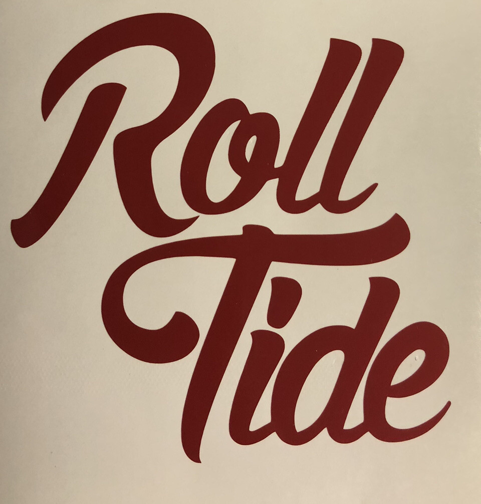 2 Pack 4” Crimson Tide Roll Tide Bumper/Car Window Vinyl Decal | eBay