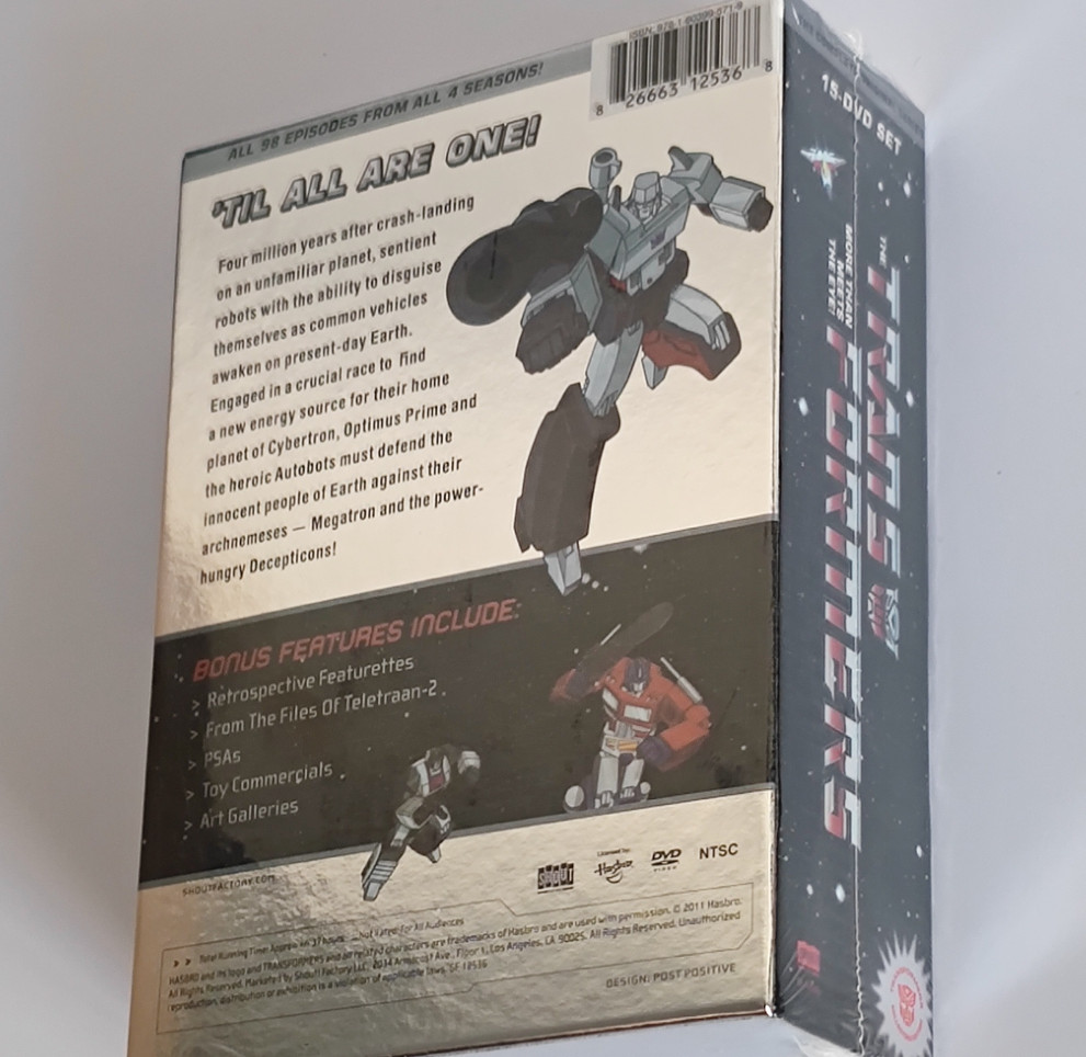 Transformers The Complete Original Series 15 DVD Box Set BRAND NEW