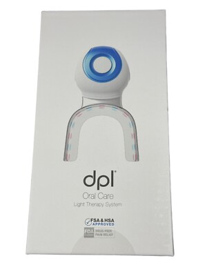DPL Oral Care Light Therapy System Device W/ Mouth Tray USB Charger ...