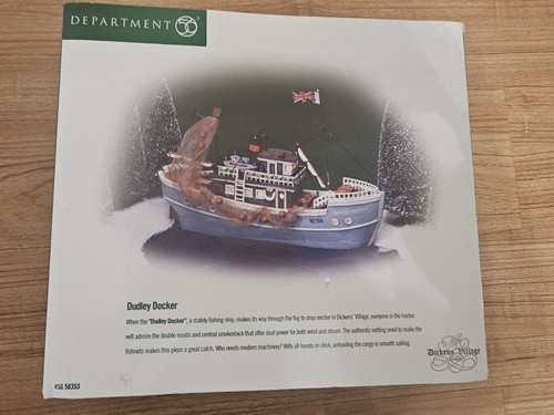 Dept 56 Dudley Docker 58353 Dickens Village Series Christmas | eBay