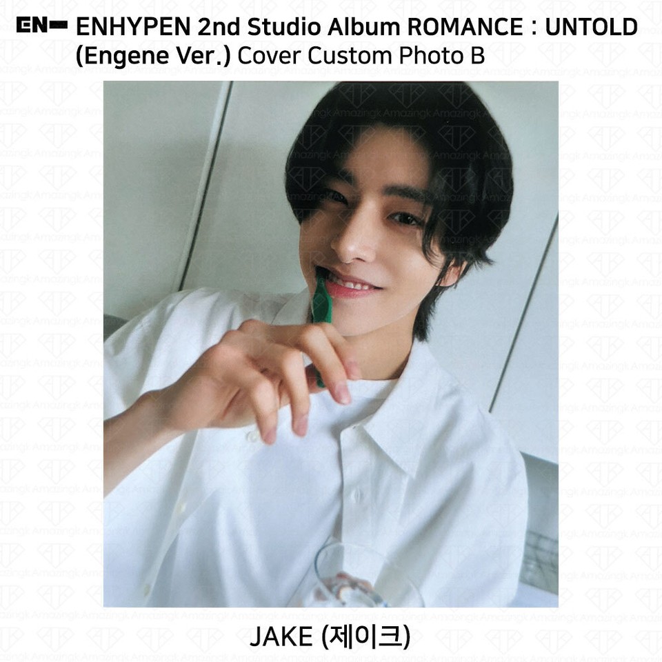 Enhypen 2nd Studio Album ROMANCE:UNTOLD Engene Ver Photocard Cover ...