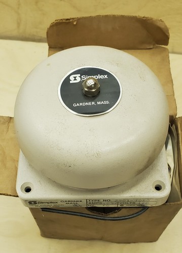 Simplex Vibrating Alarm Bell 2901-9060 120 VAC - NEW in Box | eBay UK