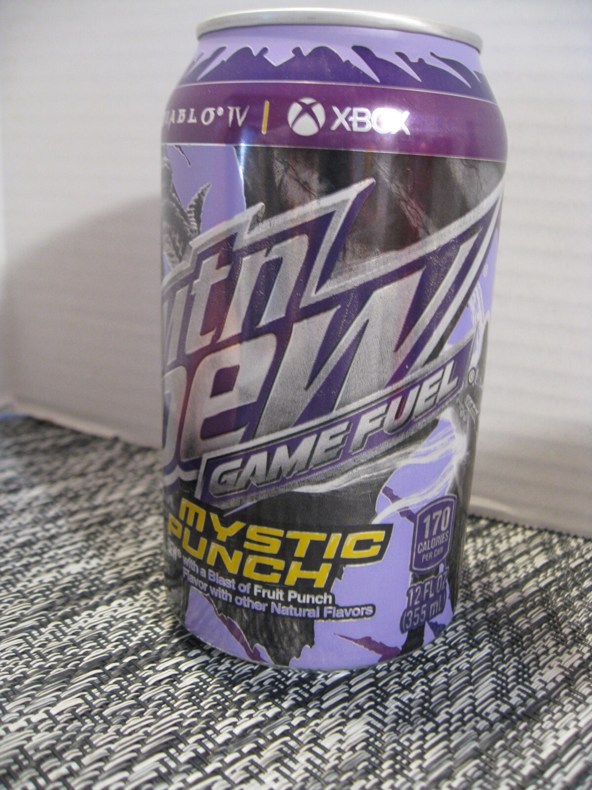 Mountain Dew Game Fuel Empty Can - Mystic Punch - X-BOX Limited Edition ...