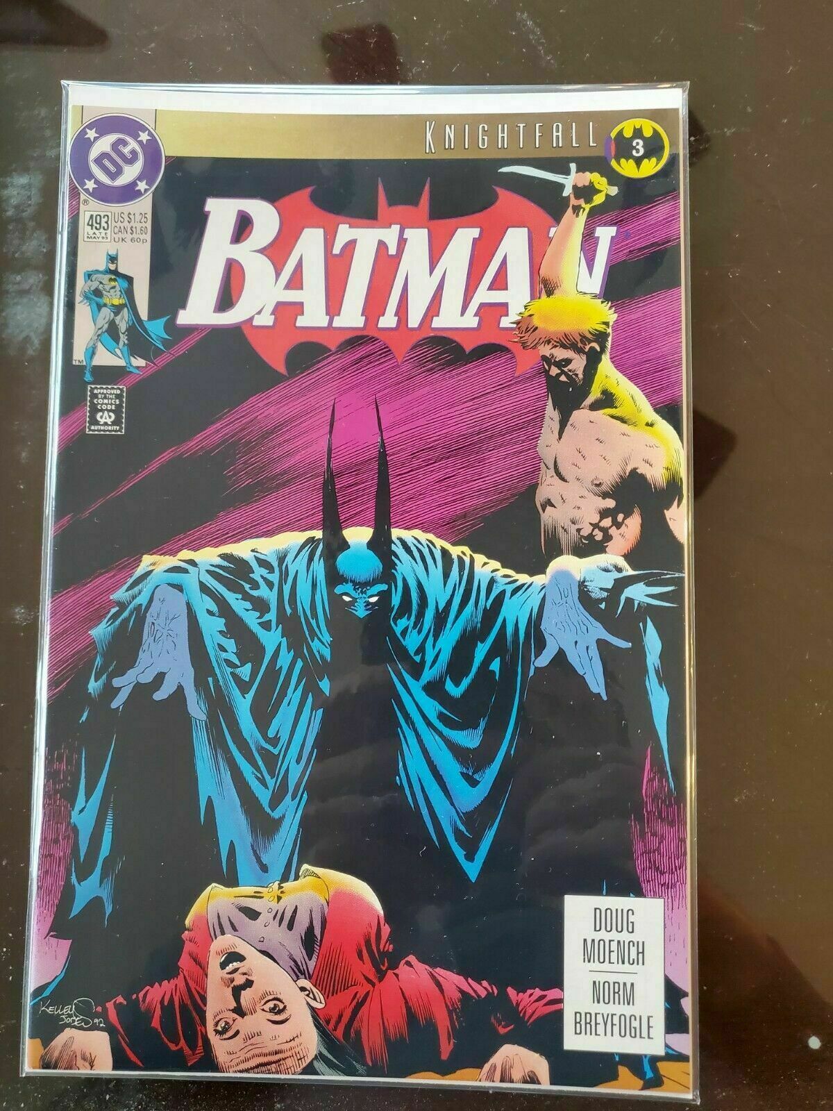 Batman Knightfall Lot 497, 492 N Mint 3rd Printing, 493 2nd, 494, 496 ...