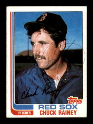 1982 Topps #522 Chuck Rainey AUTOGRAPHED!!! Red Sox 235884 | eBay
