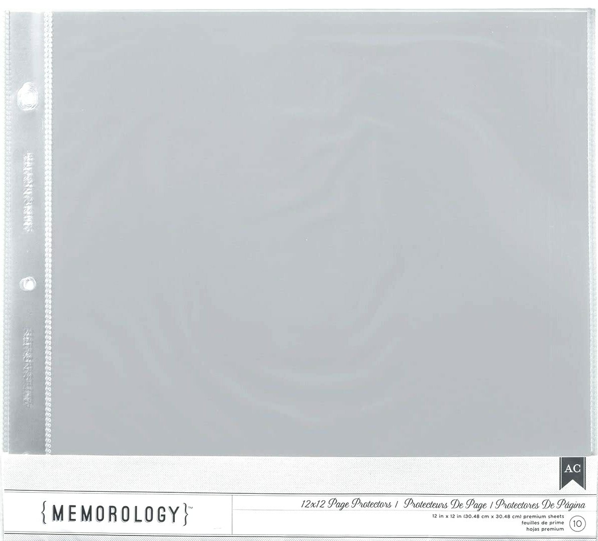 12" x 12" Page Protectors Scrapbook Refill Post Bound D-ring10/pk for ...