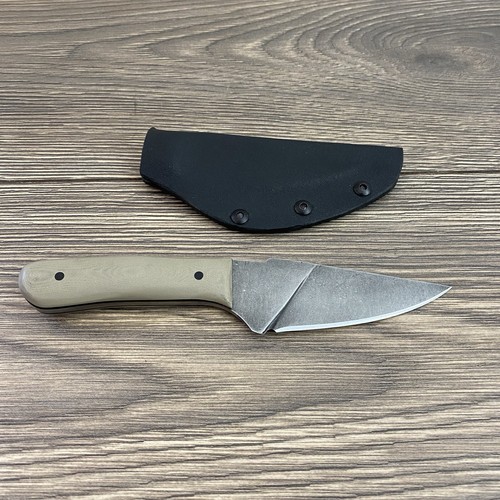 Handmade Fixed Blade Hunting Camping EDC Knife 5160 Carbon Steel Made ...