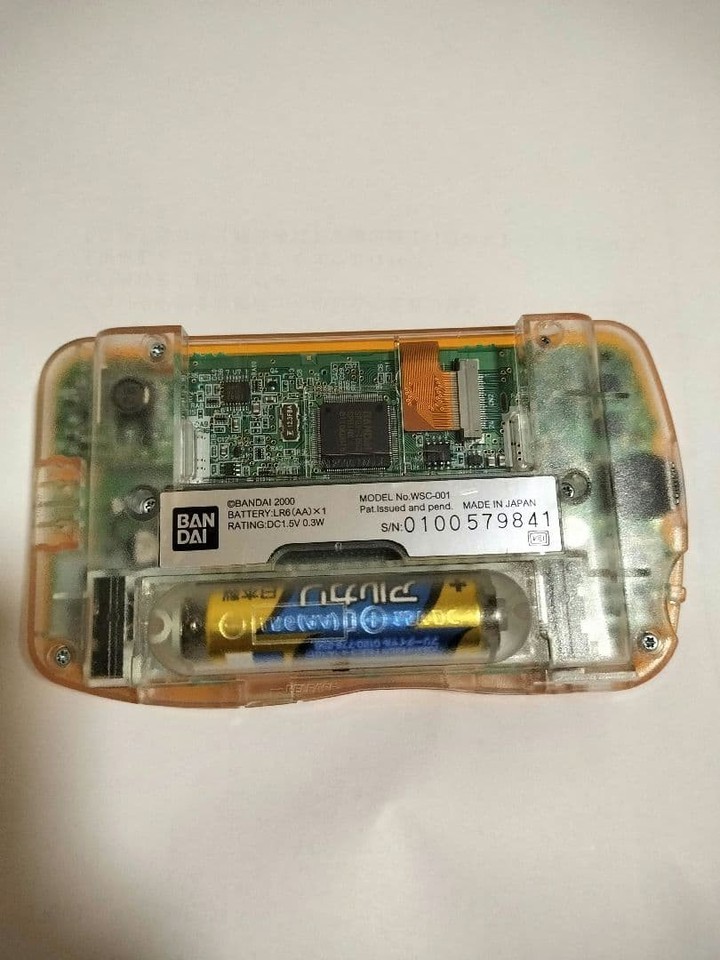 WonderSwan Color Console Crystal Orange Boxed Japan System F/S ...